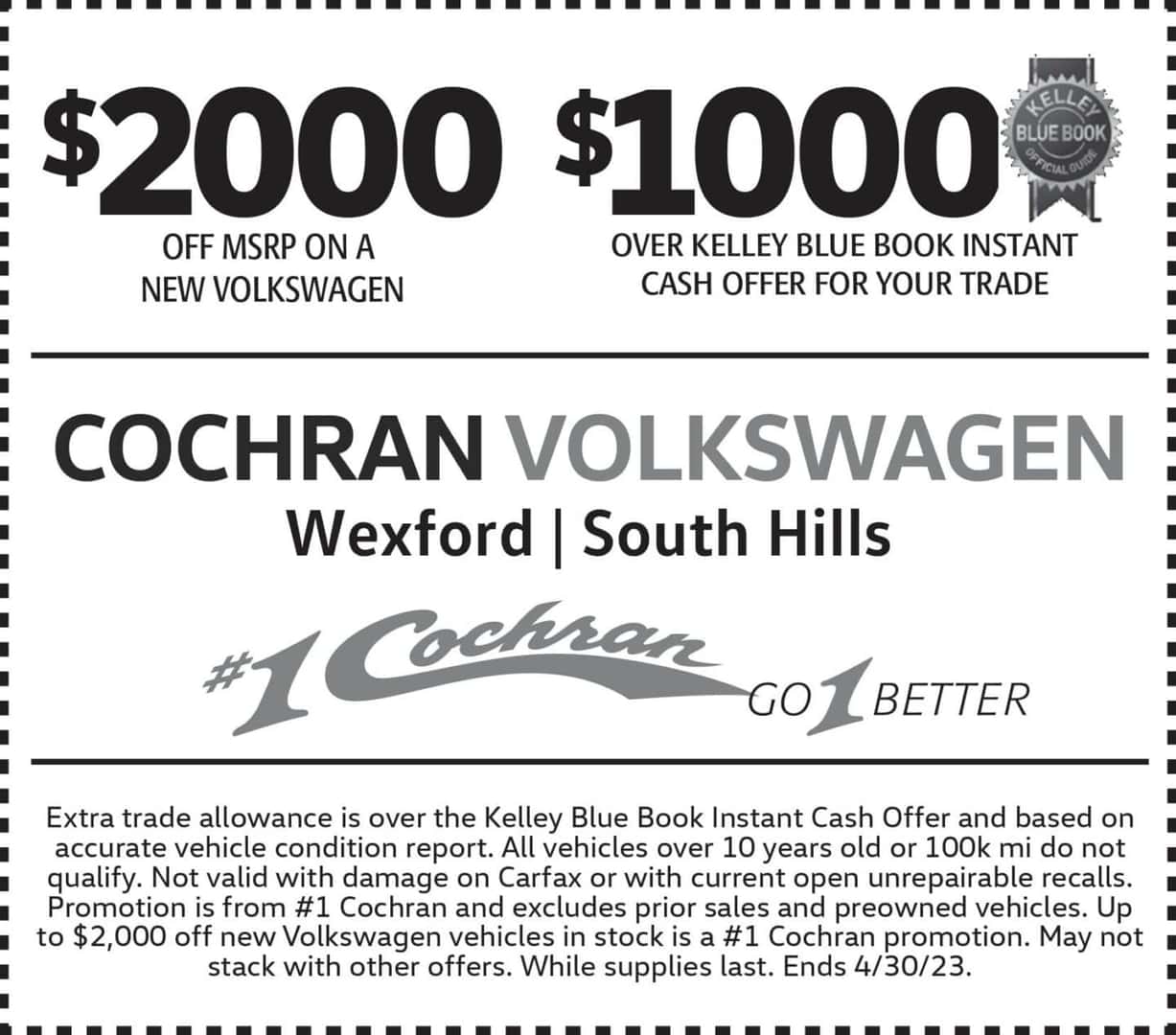 VW Flash Sale | #1 Cochran