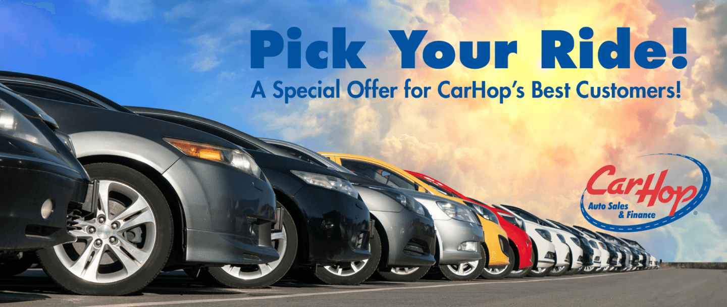 The CarHop Pick Your Ride Program | CarHop