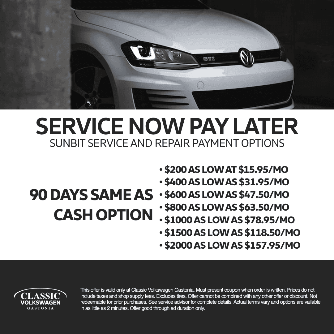 VW Service & Parts Special Offers | Classic Volkswagen Gastonia