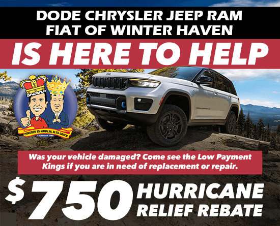 HURRICANE RELIEF | Dodge Chrysler Jeep RAM of Winter Haven