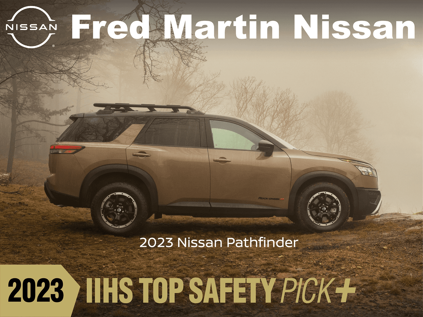 2023 Nissan Pathfinder awarded TOP SAFETY PICK+ for 2023 by the ...
