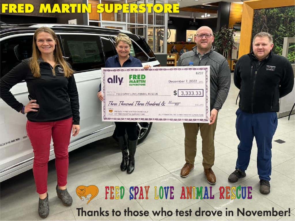 Test Drive for a Good Cause 2022 from Fred Martin and Ally! | Fred ...