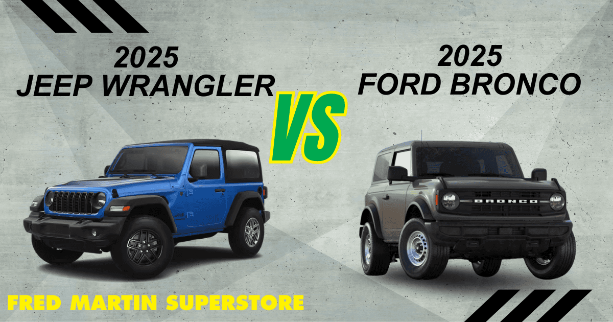 2025 Jeep Wrangler vs. 2025 Ford Bronco: Which One Suits Your Lifestyle ...