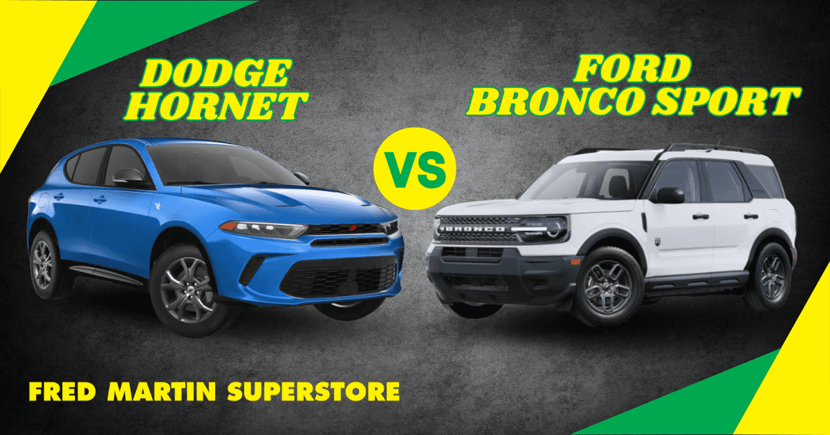 2025 Dodge Hornet vs. 2025 Ford Bronco Sport: Which Compact SUV is the ...