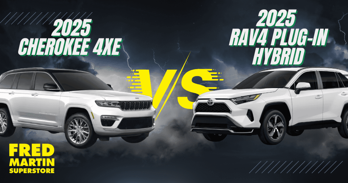 2025 Jeep Cherokee 4xe vs 2025 Toyota RAV4 Plug-in Hybrid: Best Plug-In ...