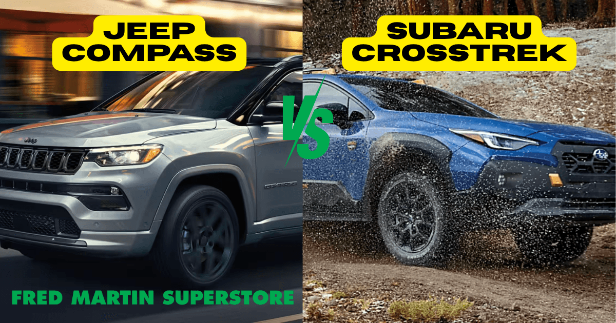 2025 Jeep Compass vs. 2025 Subaru Crosstrek: Which SUV Offers More for ...