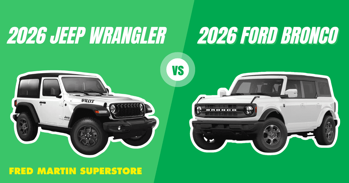 2026 Jeep Wrangler vs. 2026 Ford Bronco: Which Off-Road SUV Wins in ...