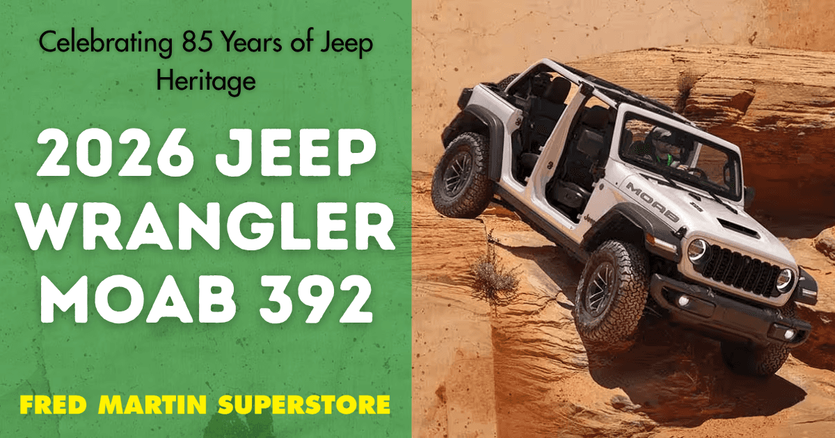 Jeep Kicks Off 85th Anniversary with 2026 Wrangler Moab 392 | Fred ...