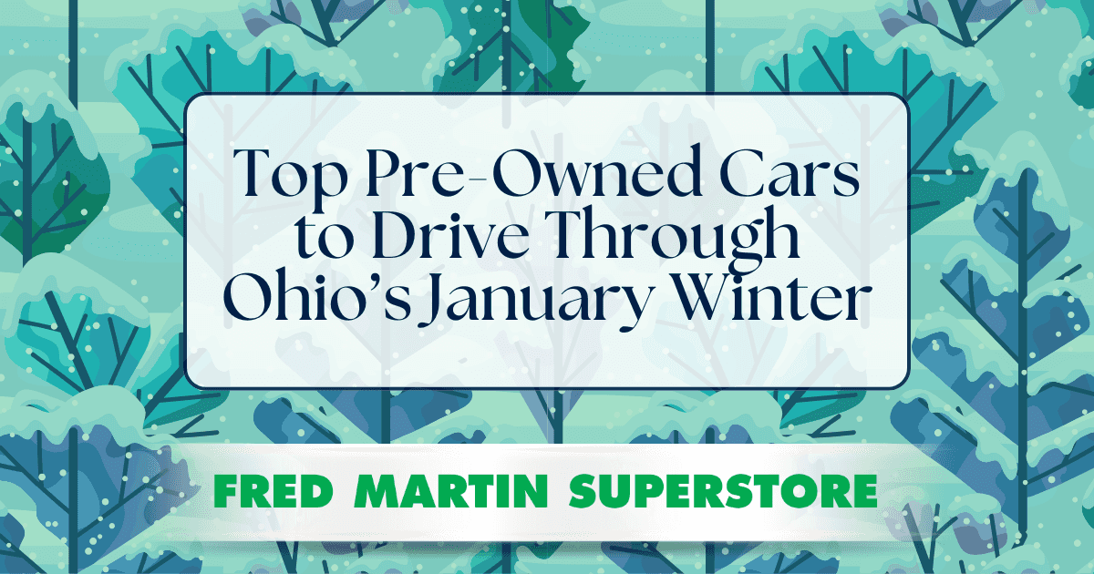 Top Pre-Owned Cars to Drive Through Ohio’s January Winter | Fred Martin ...