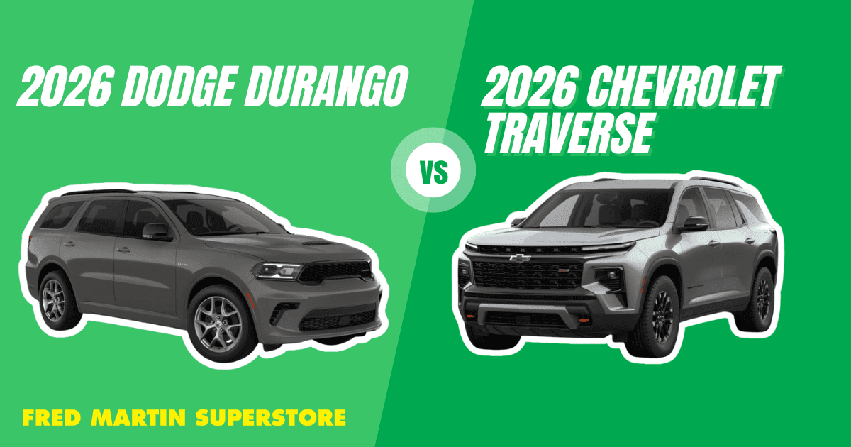 2026 Dodge Durango vs. 2026 Chevrolet Traverse: Why the Durango Wins at ...