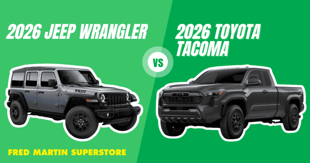 2026 Jeep Wrangler vs. 2026 Toyota Tacoma: Which Adventure Vehicle ...