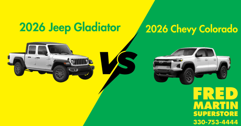 2026 Jeep Gladiator vs. Chevy Colorado ZR2: Which Off-Road Truck Is ...