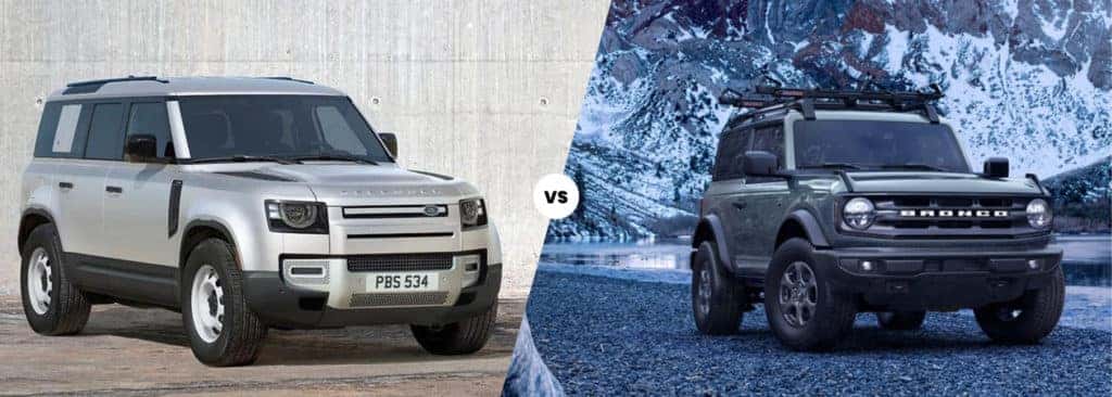 2022 Land Rover Defender vs. 2021 Ford Bronco | Land Rover Annapolis