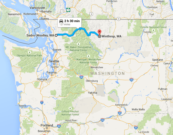 Washington State Cascade Loop Scenic Byway