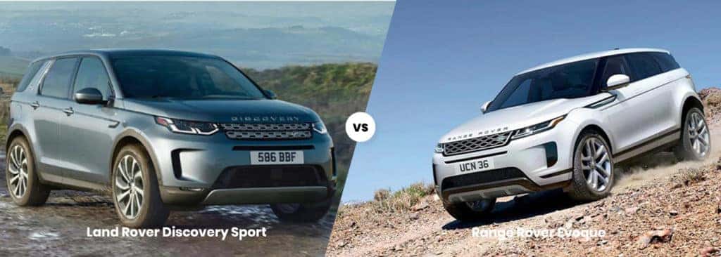 2021 Land Rover Discovery Sport vs. 2021 Range Rover Evoque