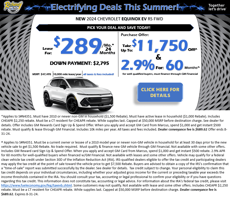 Deal Details | Richard Chevrolet