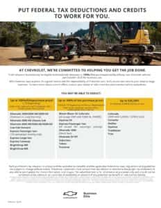 Tax Code 179 Savings | Richard Chevrolet
