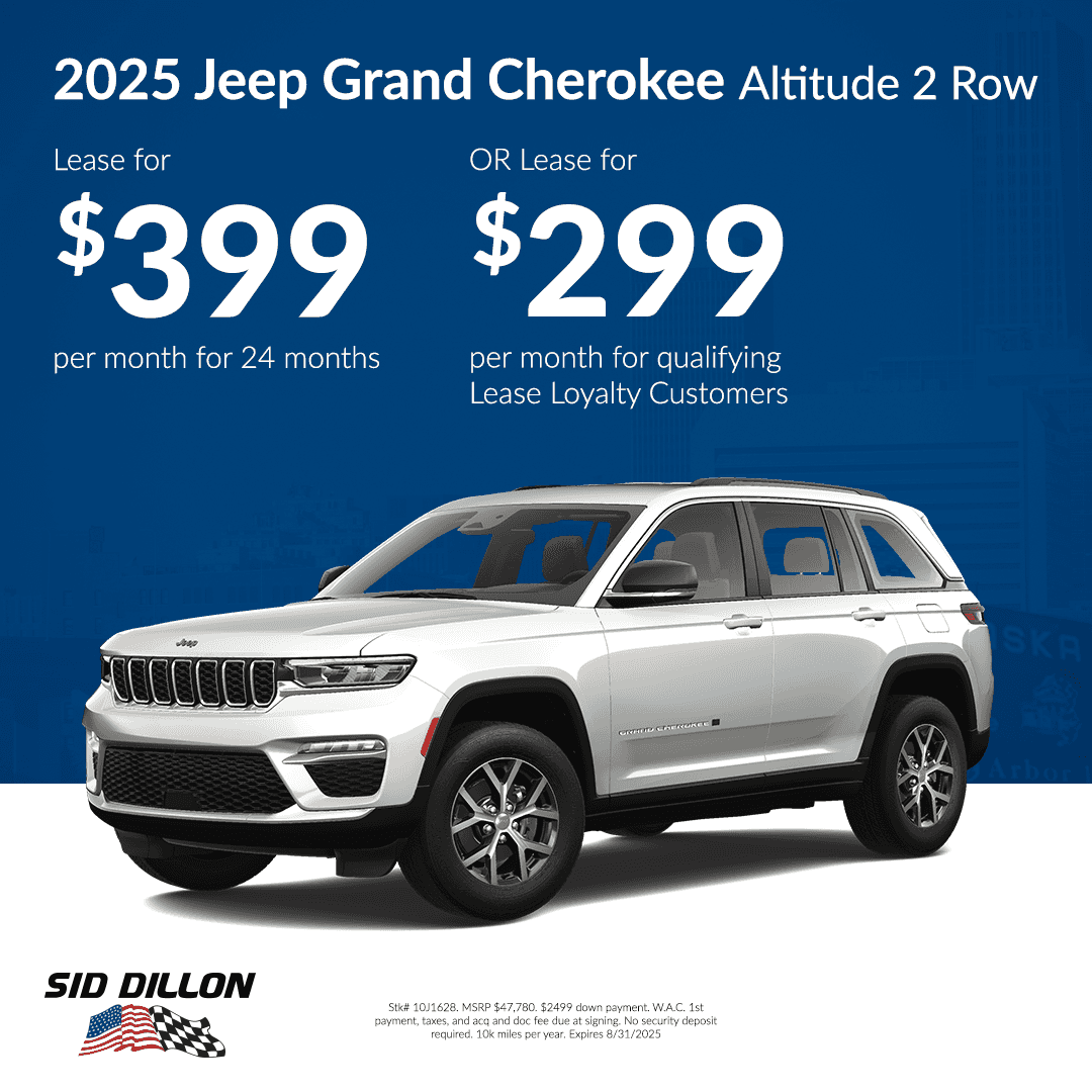 August 2025 Jeep & RAM Lease Specials | Sid Dillon | Sid Dillon