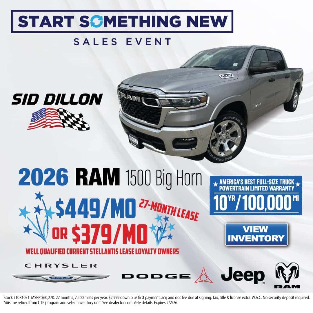 January CDJR Lease Offers | Sid Dillon