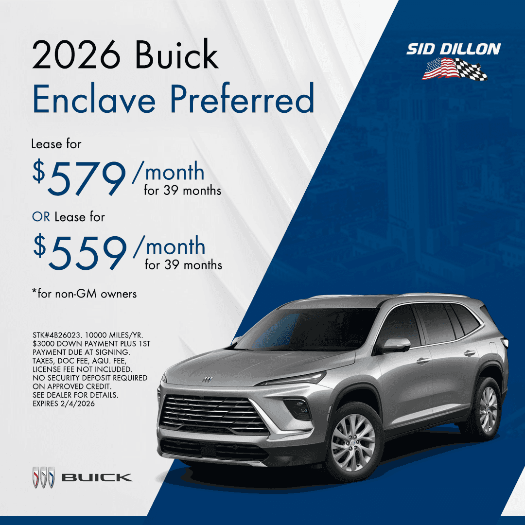January Buick Lease Offers | Sid Dillon