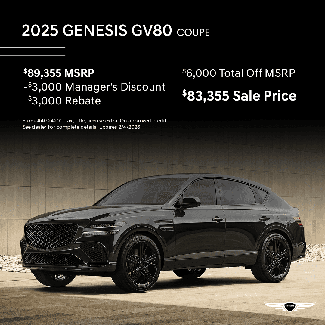 January Genesis Lease Offers | Sid Dillon